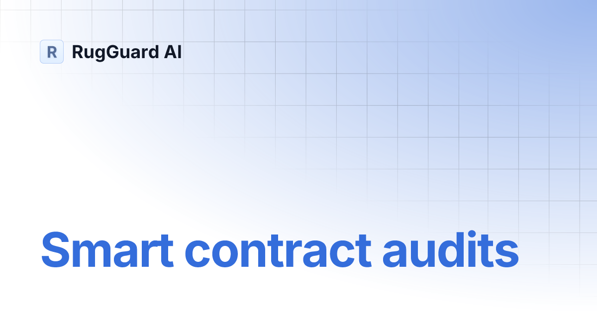 Smart contract audits | RugGuard AI